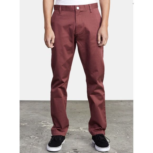 RVCA | Jeans | 6 Rvca Mens Weekend Stretch Chino Pants Straight Jeans ...
